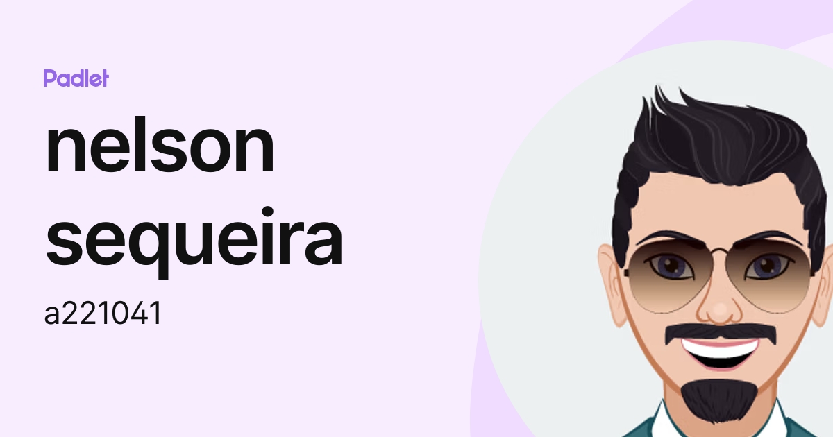 nelson sequeira (a221041) profile | Padlet