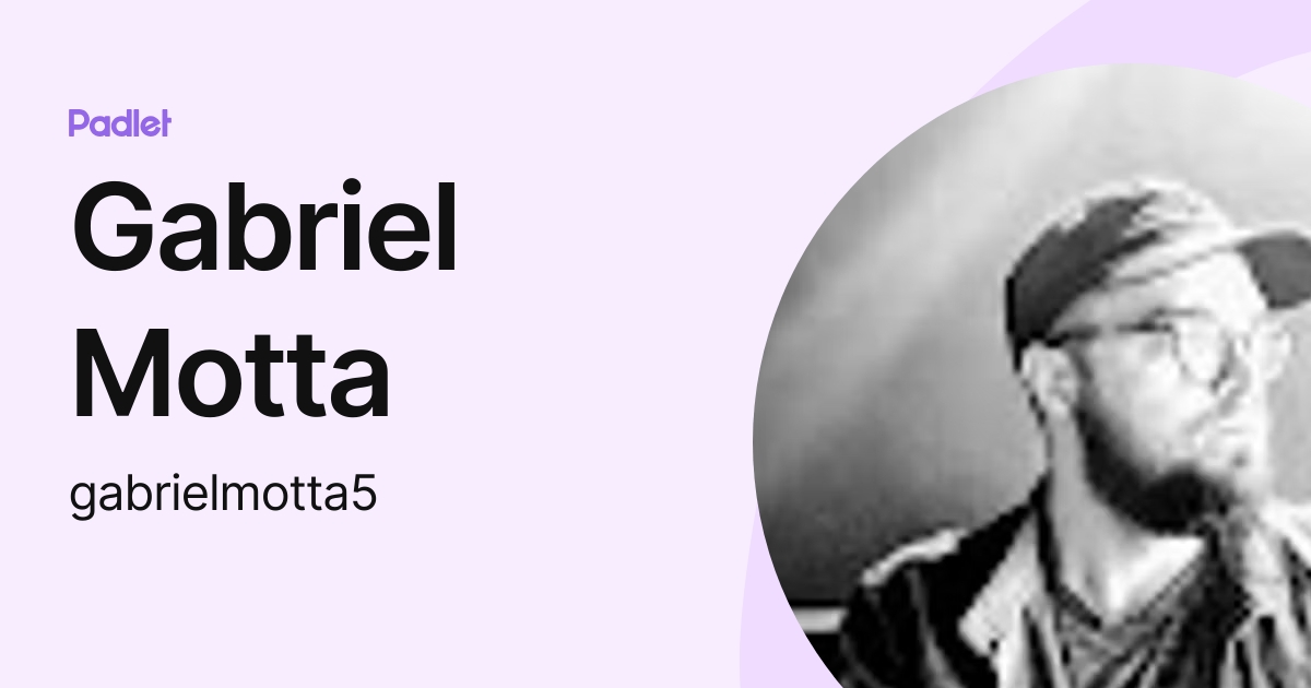 Gabriel Motta (gabrielmotta5) profile | Padlet