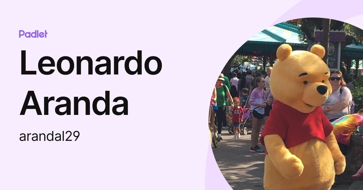 Leonardo Aranda (arandal29) profile | Padlet