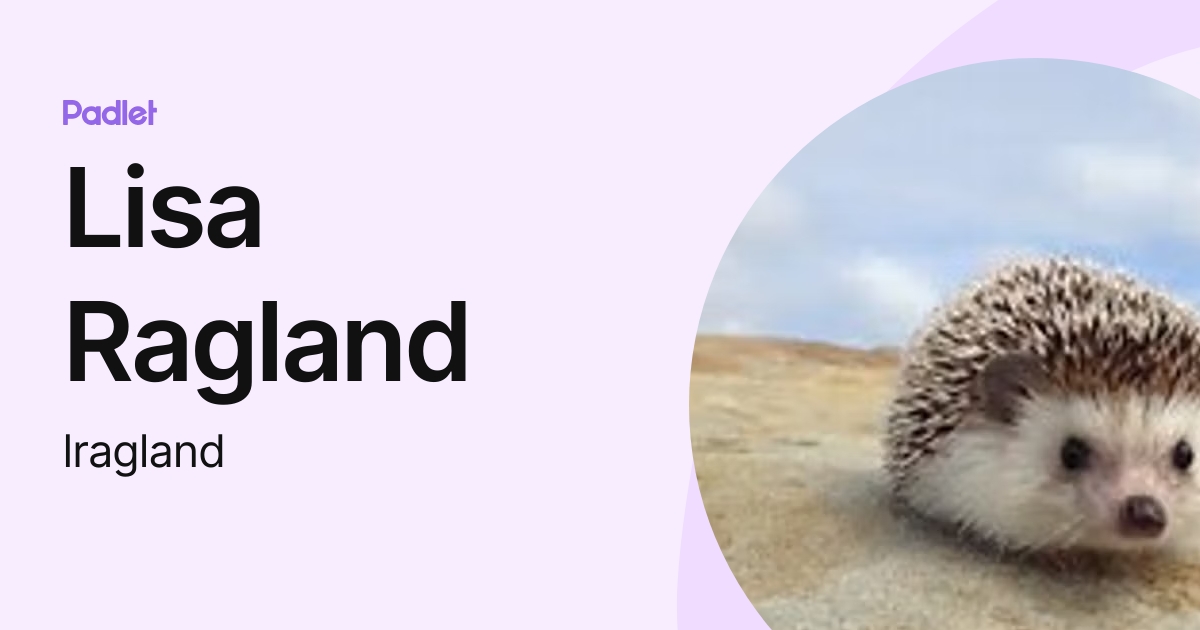 Lisa Ragland (lragland) profile | Padlet