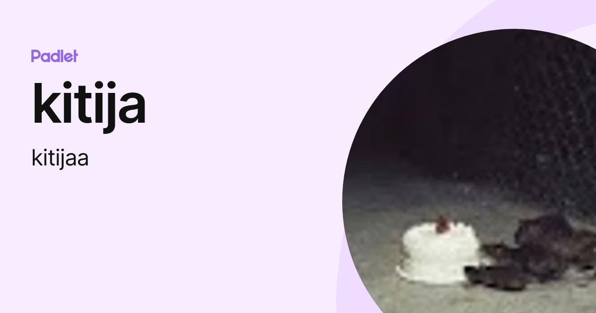 Kitija Kitijaa Profile Padlet