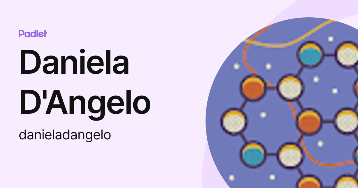 Daniela D'Angelo (danieladangelo) profile | Padlet