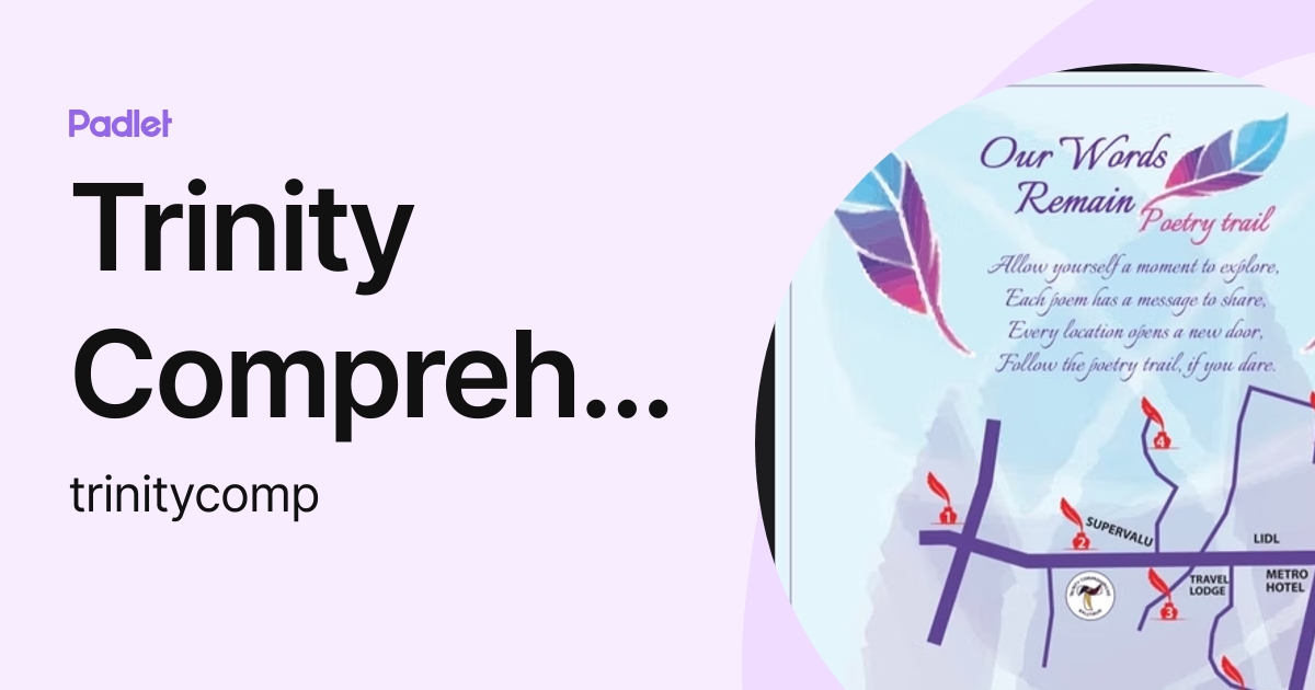 Trinity Comprehensive School - JCSP Library (trinitycomp) profile | Padlet