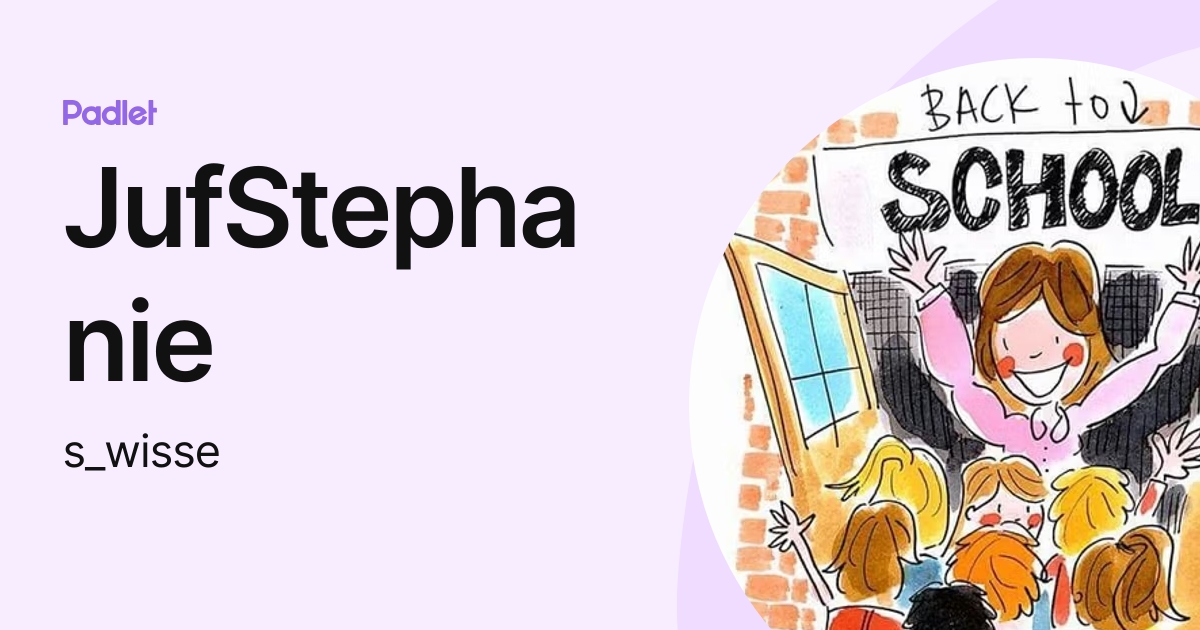 JufStephanie (s_wisse) profile | Padlet