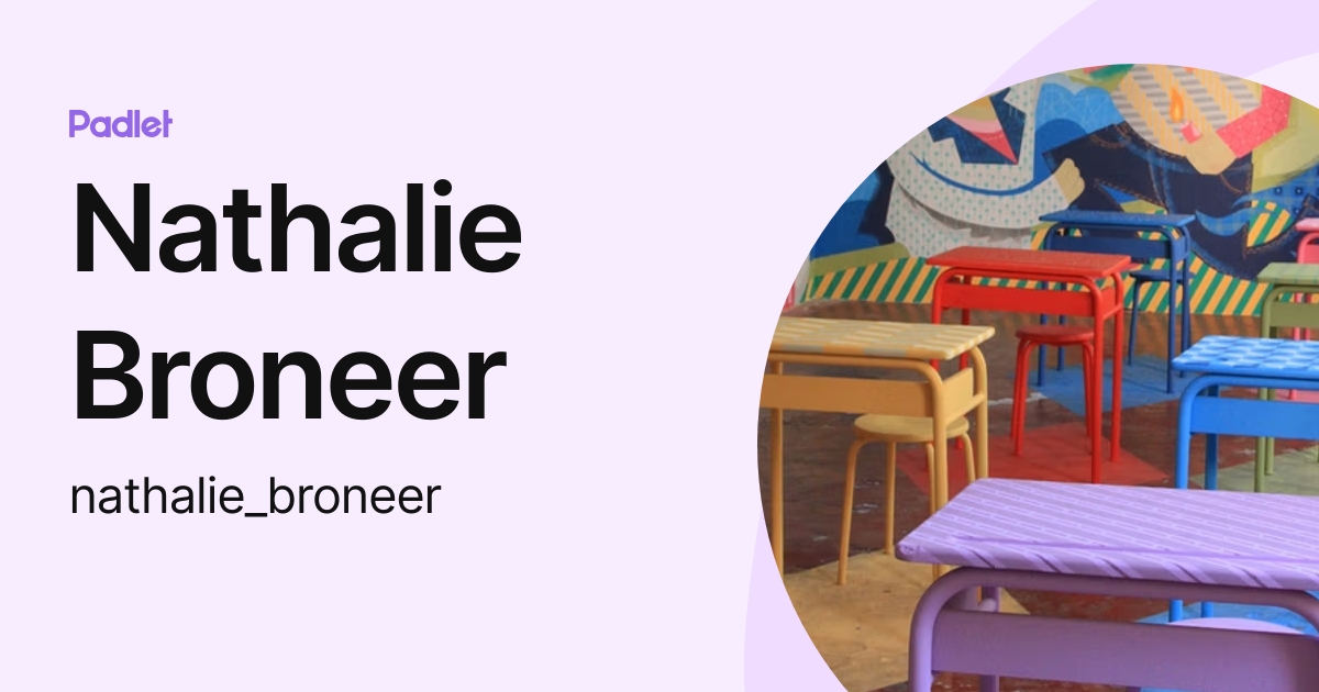 Profil de Nathalie Broneer (nathalie_broneer) | Padlet