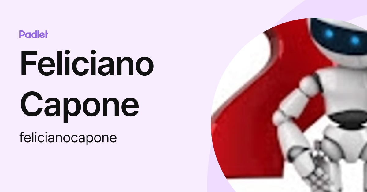 Feliciano Capone (felicianocapone) profile | Padlet