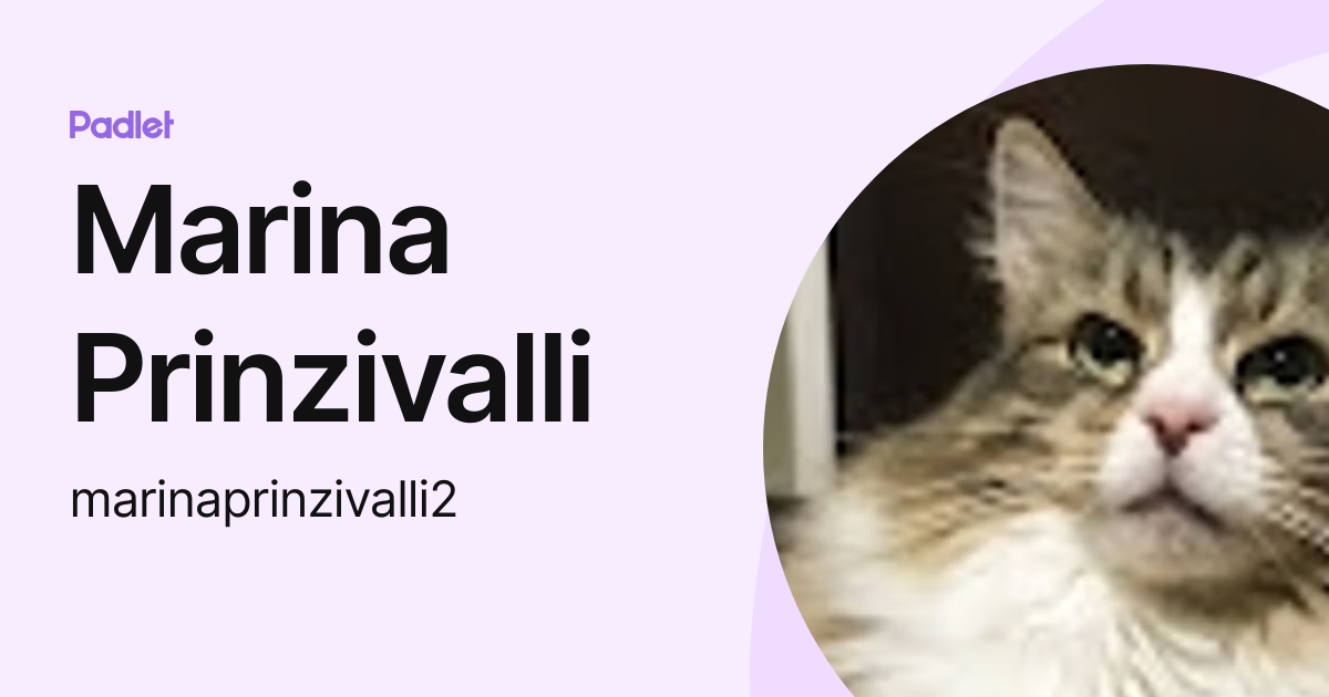 Marina Prinzivalli (marinaprinzivalli2) profile | Padlet