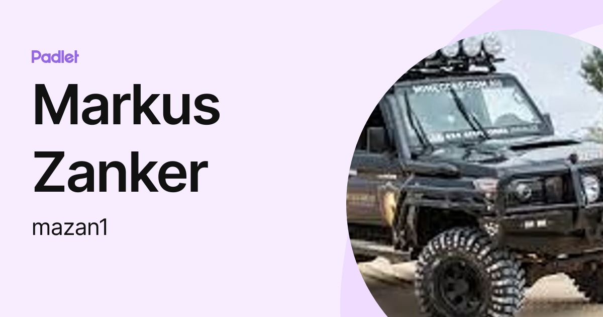 Markus Zanker (mazan1) profile | Padlet