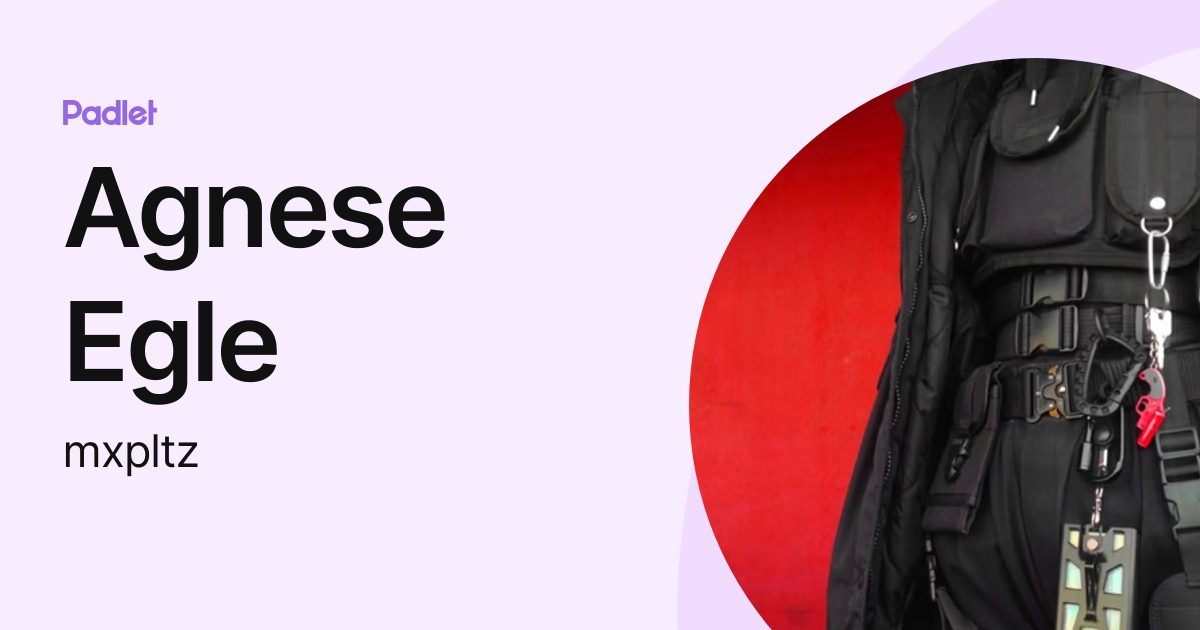 Agnese Egle (mxpltz) profile | Padlet