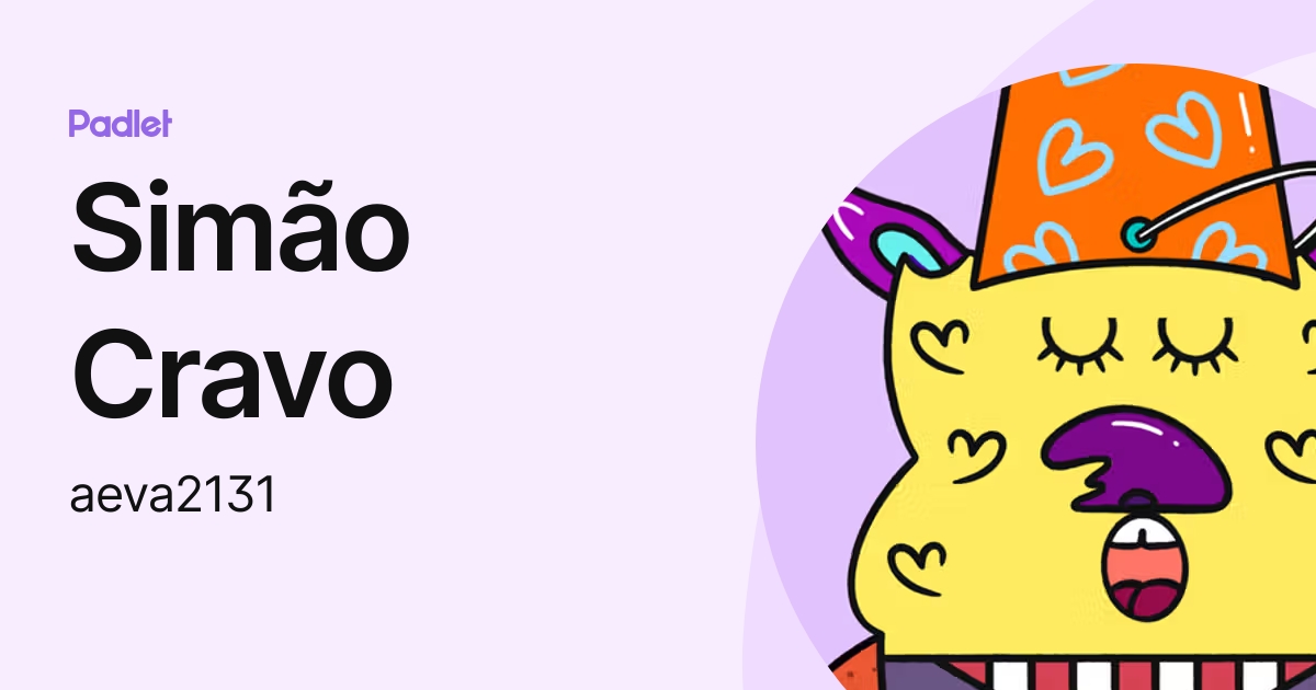 Simão Cravo (aeva2131) profile | Padlet