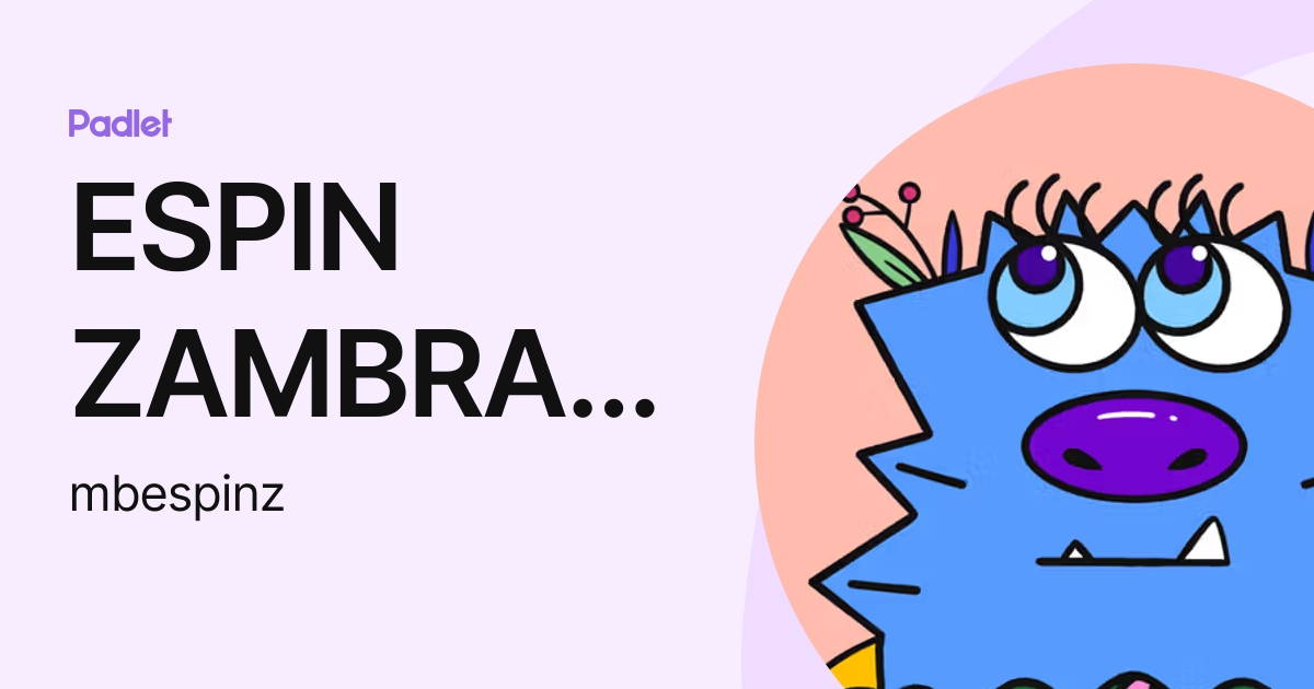 ESPIN ZAMBRANO MELANIE BRIGITTE (mbespinz) profile | Padlet