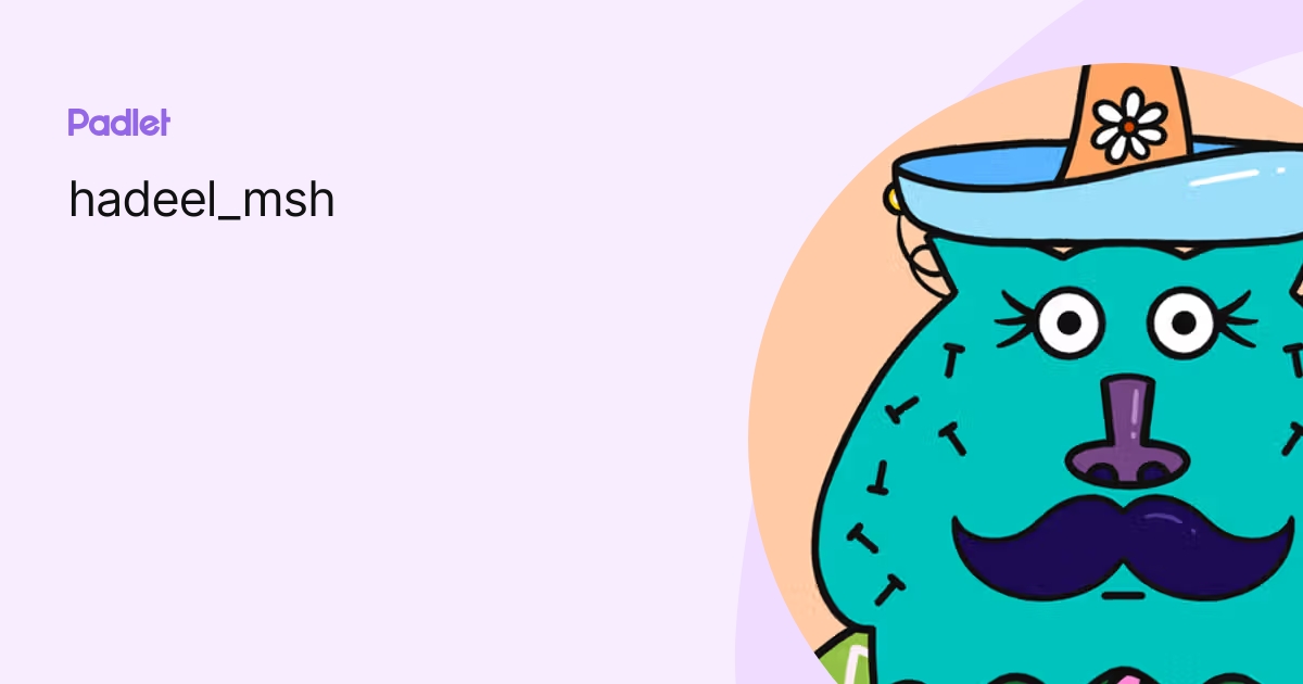 hadeel_msh profile | Padlet