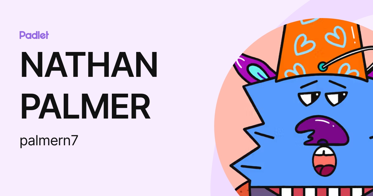 NATHAN PALMER (palmern7) profile | Padlet