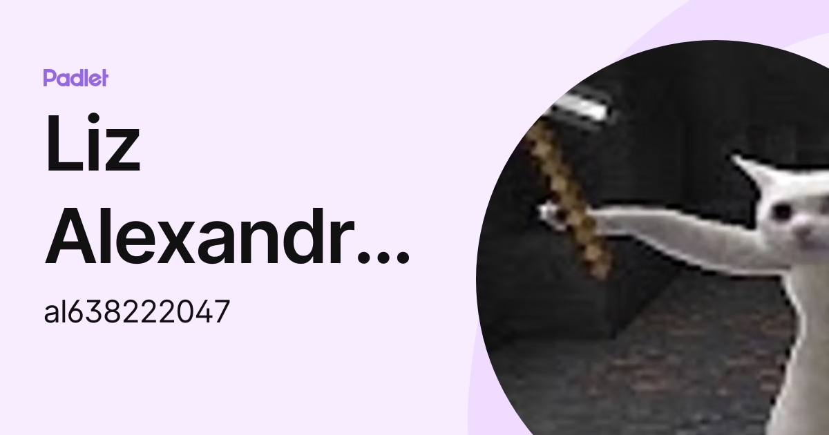 Liz Alexandra Orozco Gonz lez (al638222047) profile | Padlet