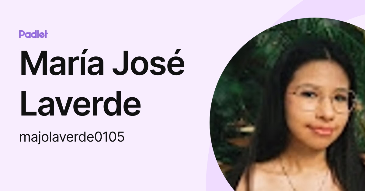 María José Laverde (majolaverde0105) profile | Padlet