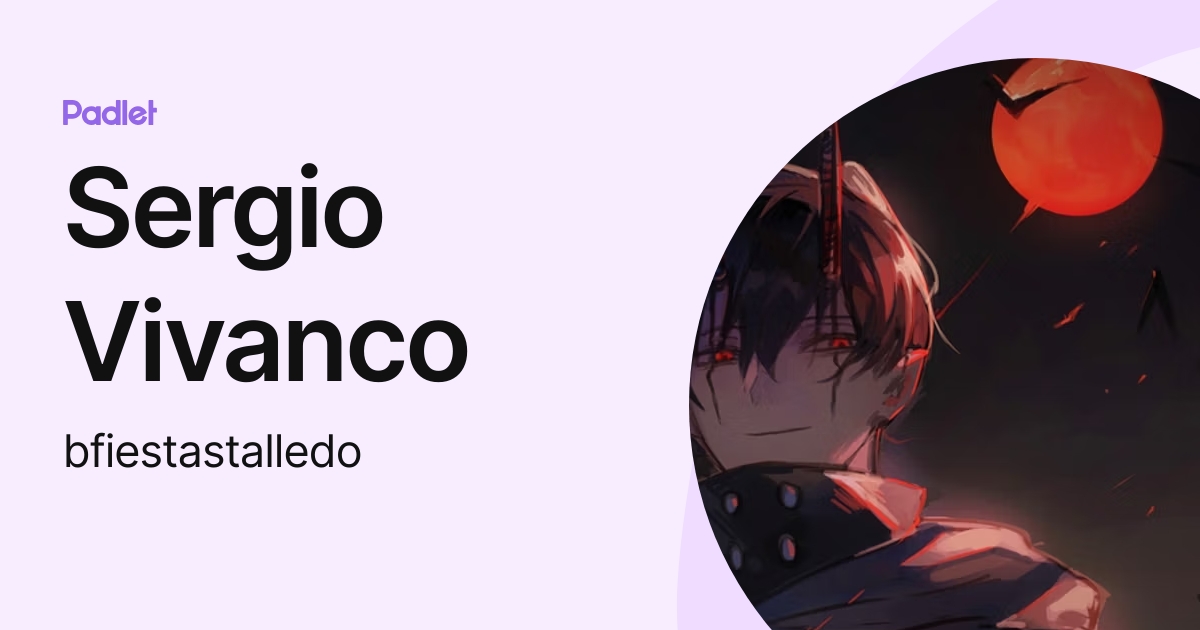 Sergio Vivanco (bfiestastalledo) profile | Padlet