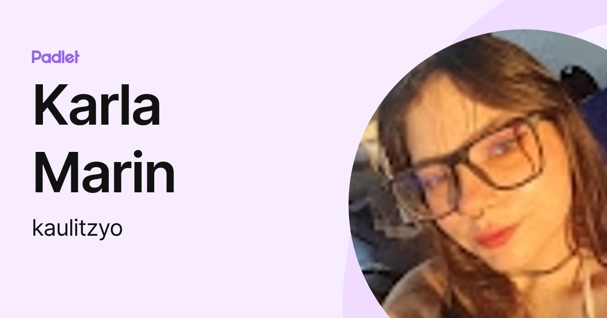 Karla Marin (kaulitzyo) profile | Padlet