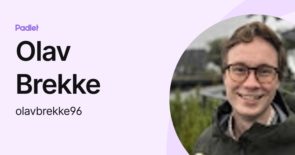Olav Brekke (olavbrekke96) profile | Padlet