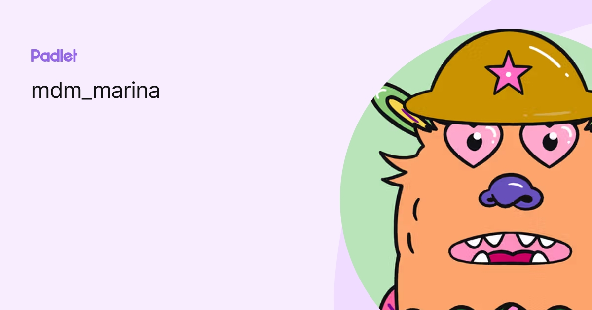 mdm_marina profile | Padlet