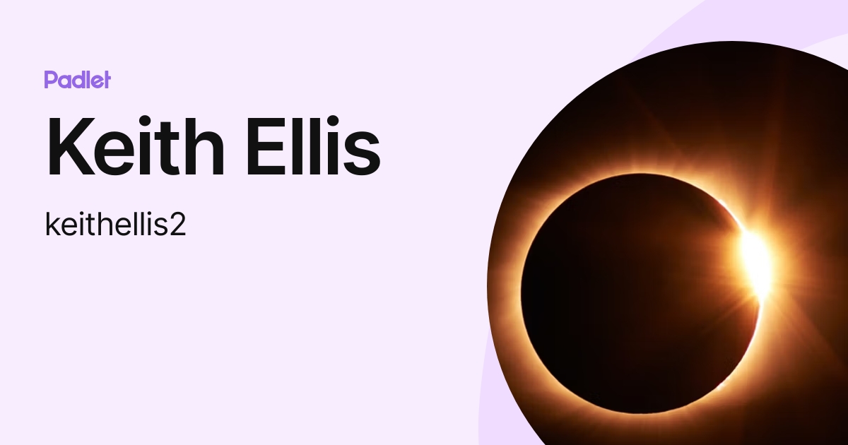 Keith Ellis (keithellis2) profile | Padlet