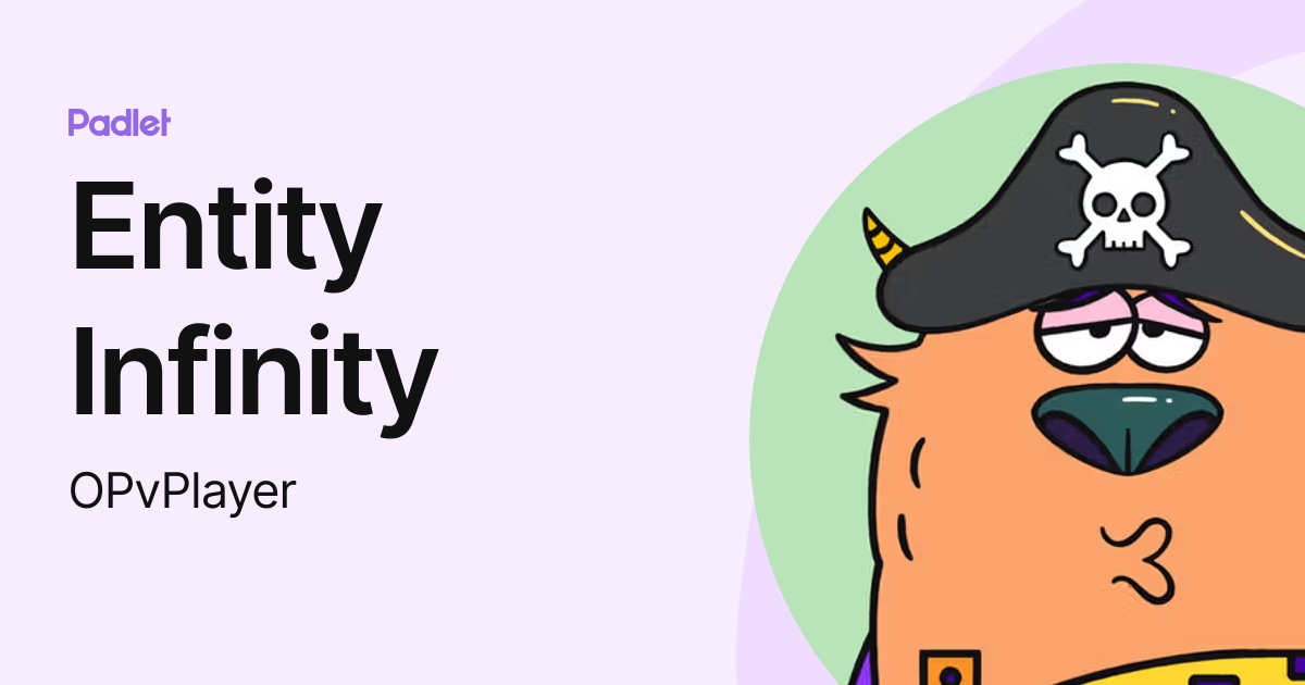 Entity Infinity (OPvPlayer) profile | Padlet
