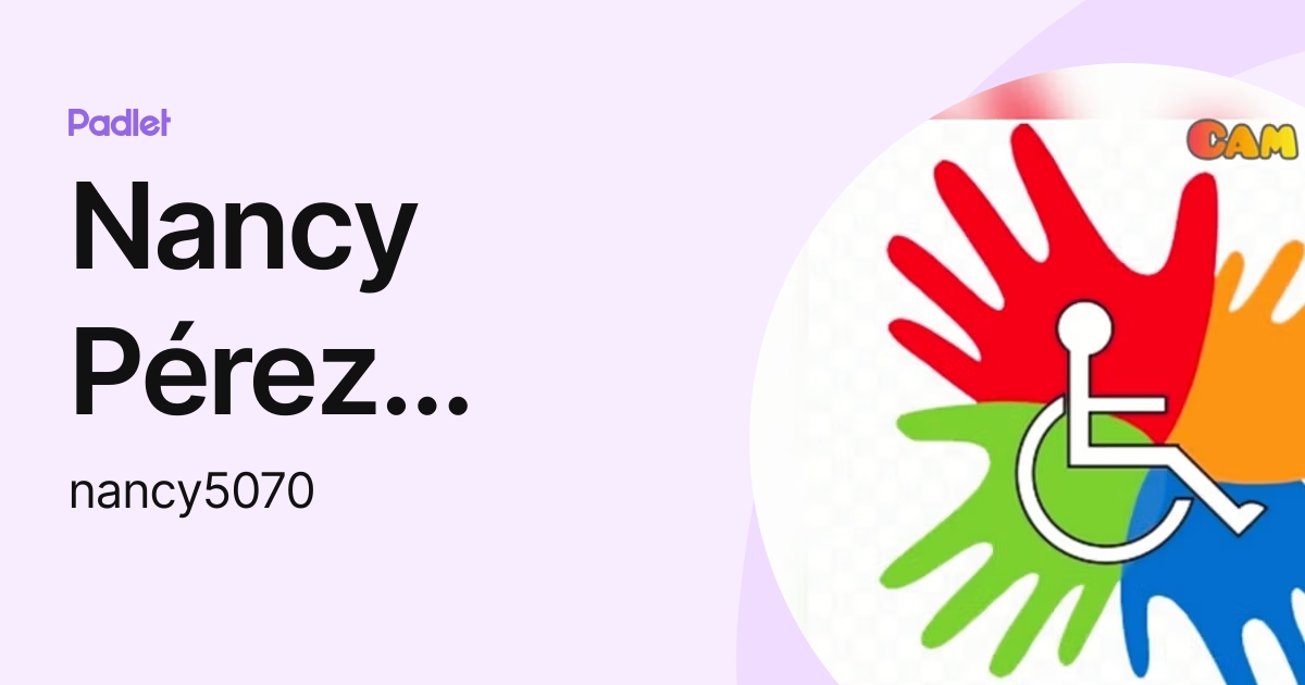 Nancy Pérez Murguía (nancy5070) profile | Padlet