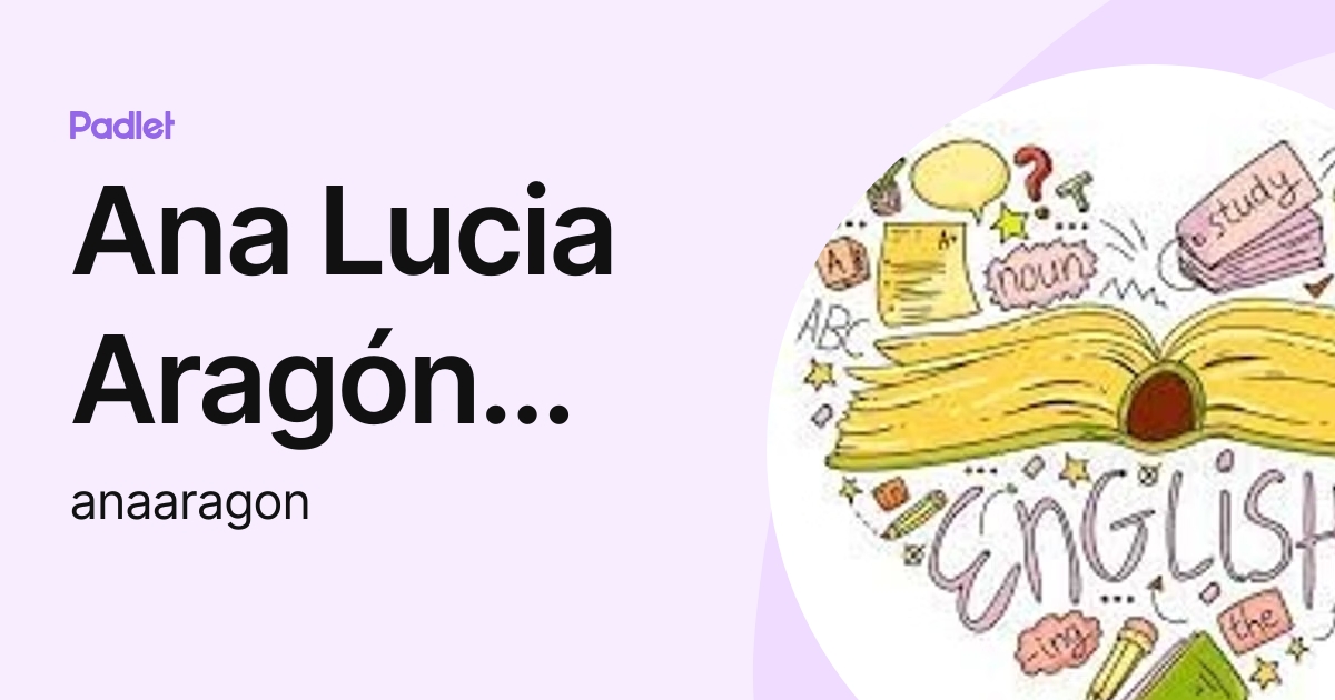 Ana Lucia Aragón Sánchez (anaaragon) profile | Padlet