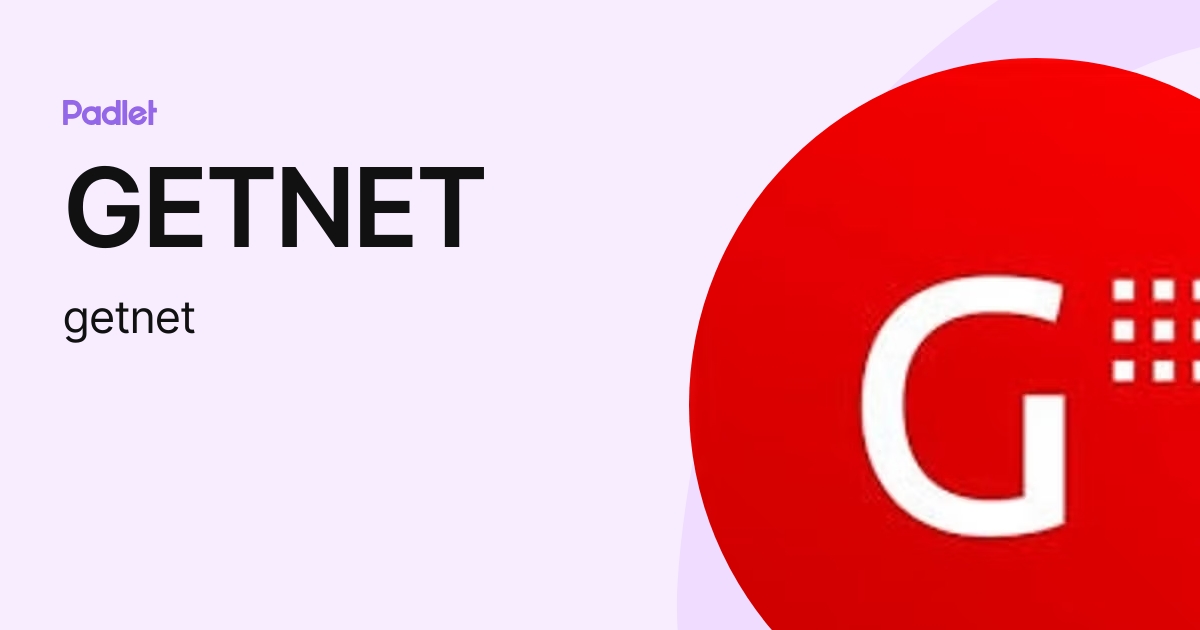 GETNET (getnet) profile | Padlet