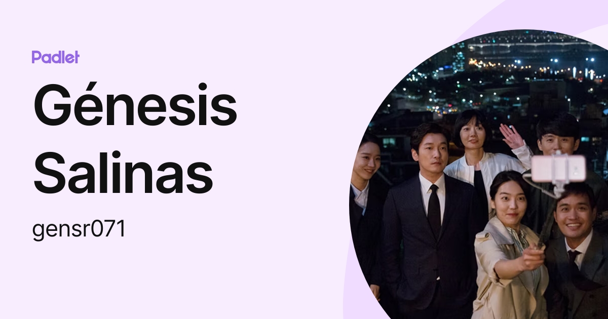 Génesis Salinas (gensr071) perfil | Padlet