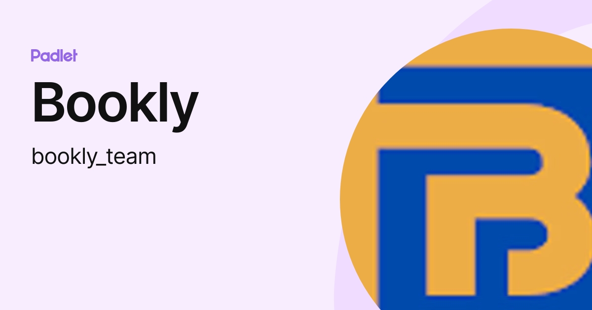 Bookly (bookly_team) profile | Padlet