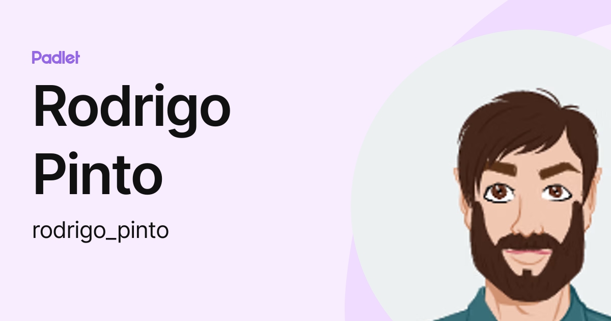 Rodrigo Pinto (rodrigo_pinto) profile | Padlet