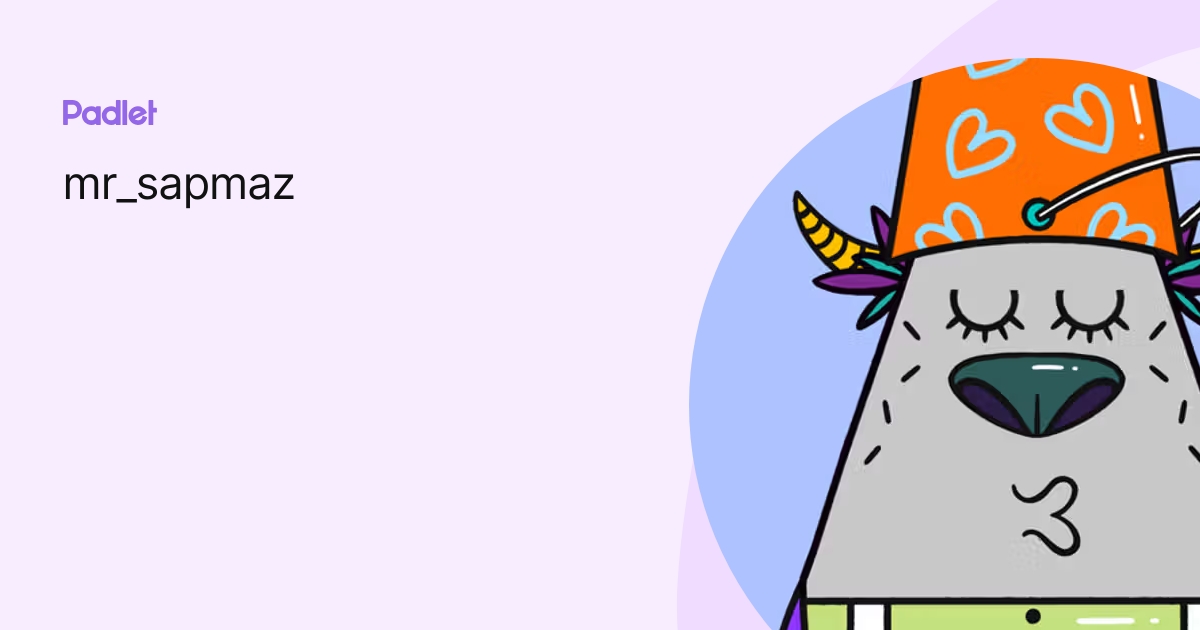 mr_sapmaz profile | Padlet