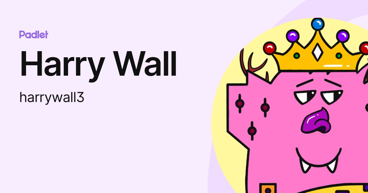 Harry Wall (harrywall3) profile | Padlet