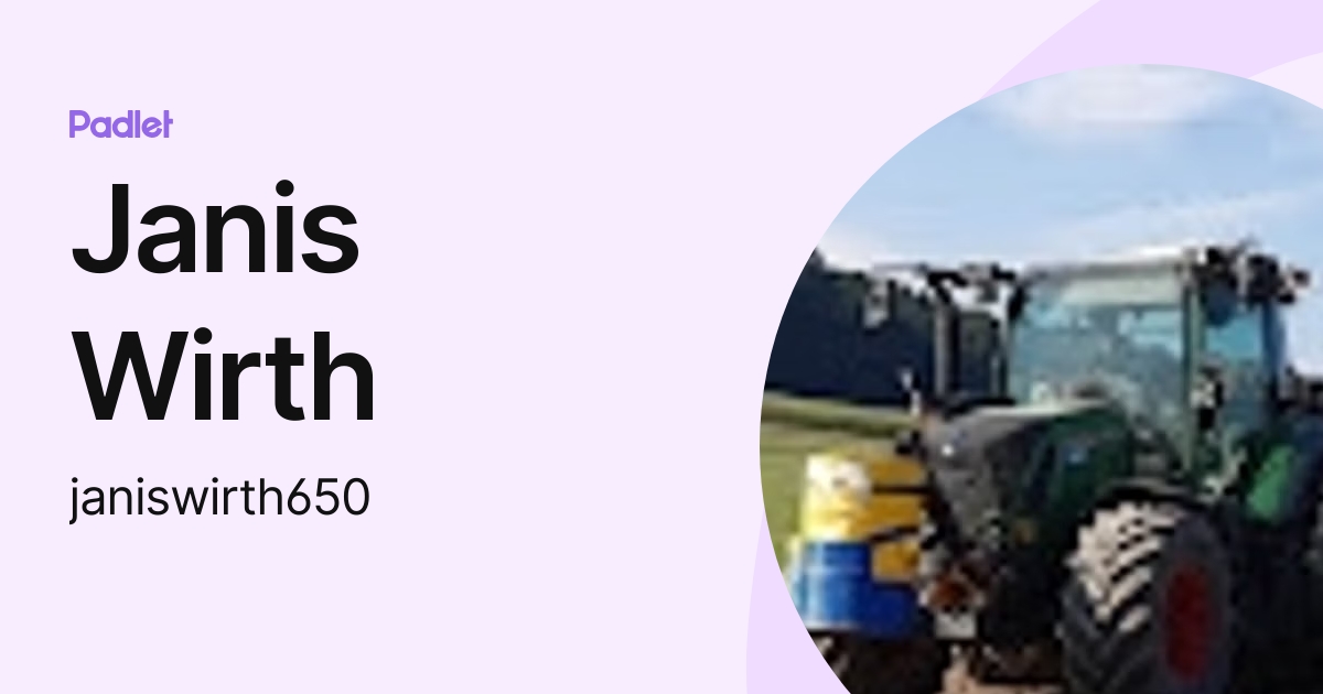 Janis Wirth (janiswirth650) profile | Padlet