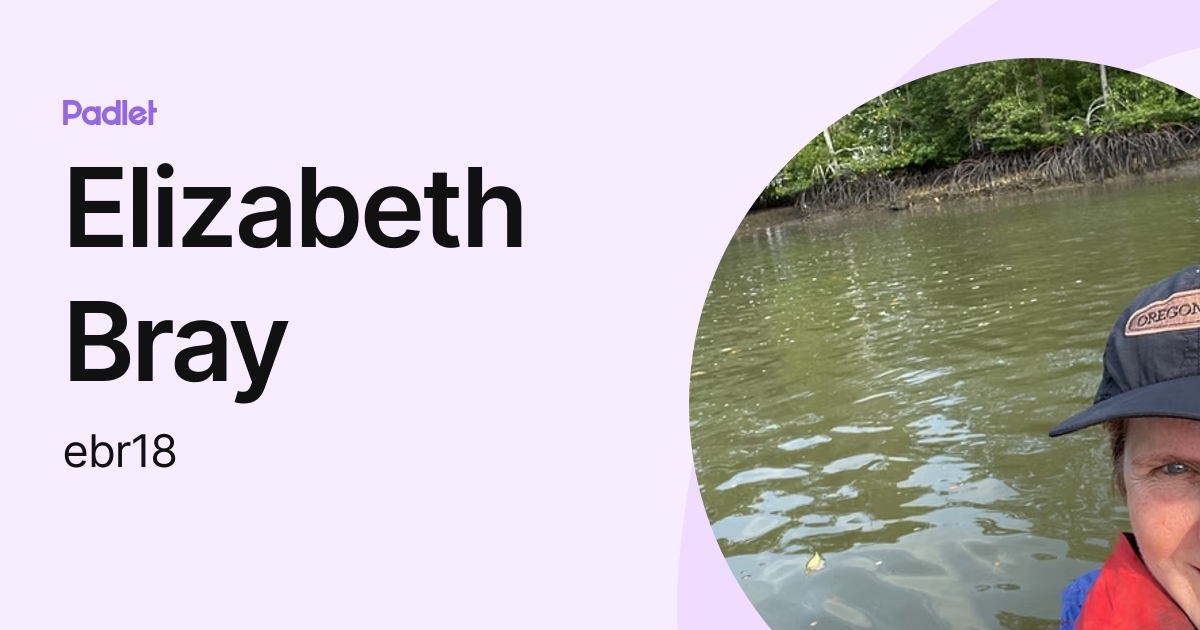 Elizabeth Bray (ebr18) profile | Padlet