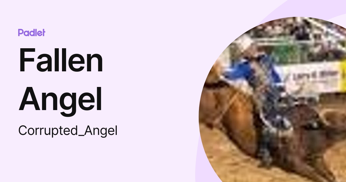 Fallen Angel (Corrupted_Angel) profile | Padlet