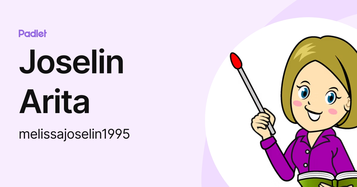 Joselin Arita (melissajoselin1995) profile | Padlet