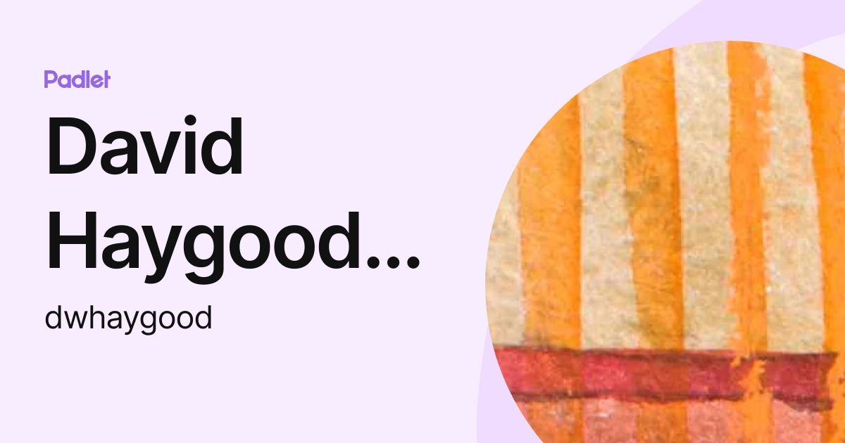 David Haygood _ Student - CarrollMS (dwhaygood) profile | Padlet