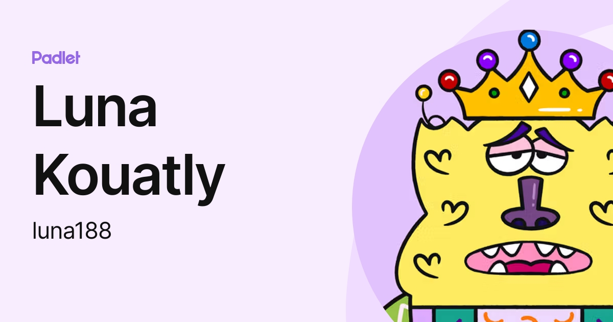 Luna Kouatly (luna188) profile | Padlet