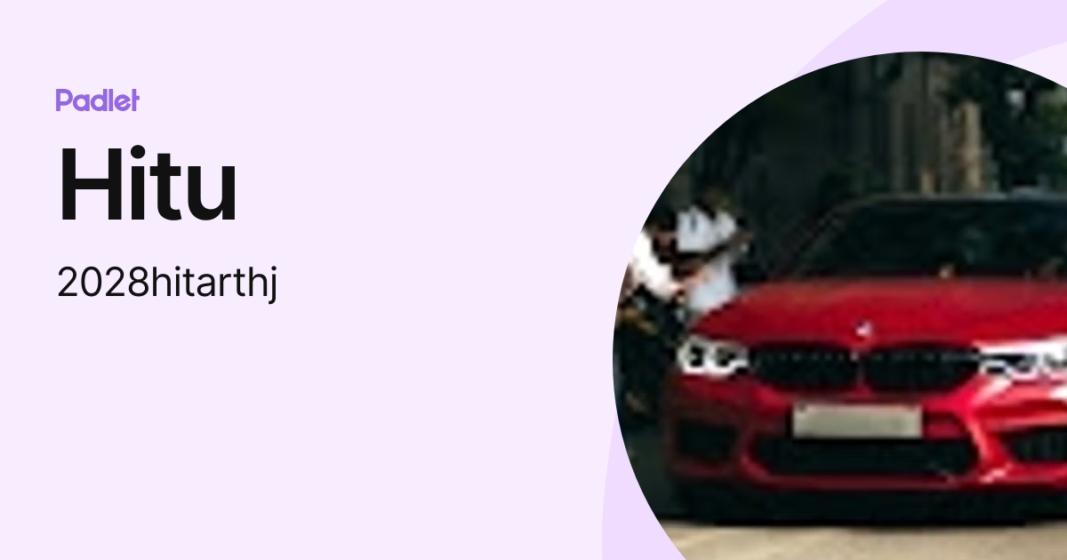 Hitarth Jain (2028hitarthj) profile | Padlet