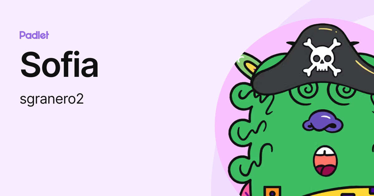 Sofia (sgranero2) profile | Padlet