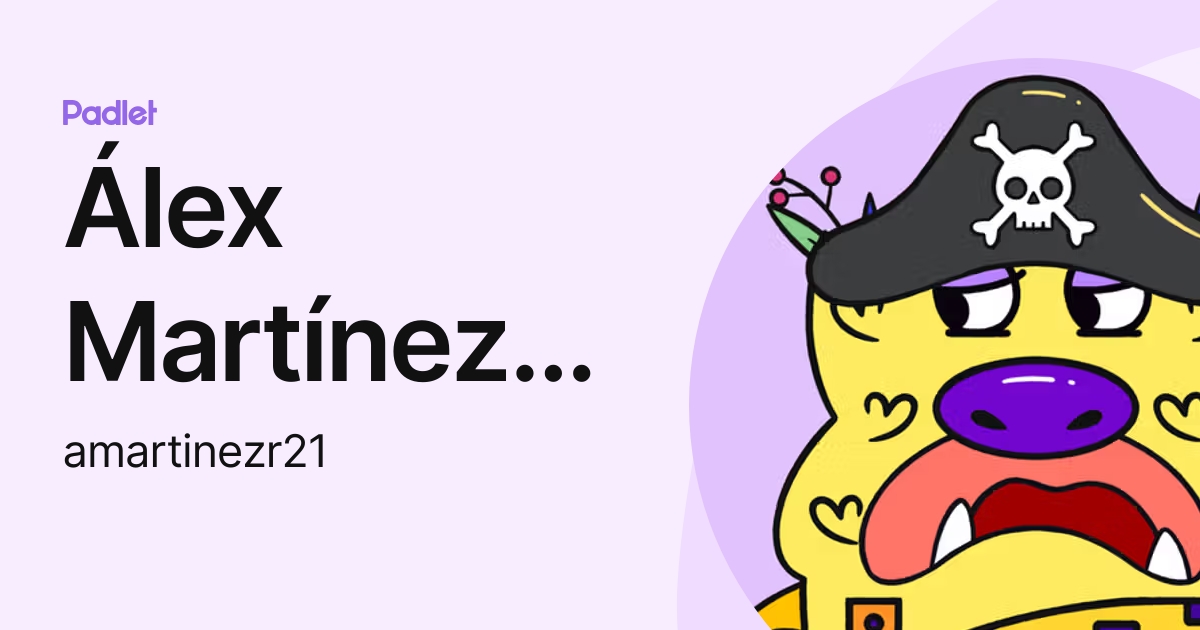 Álex Martínez Royo (amartinezr21) profile | Padlet