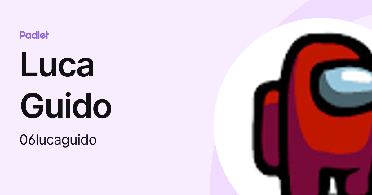 Luca Guido (06lucaguido) profile | Padlet