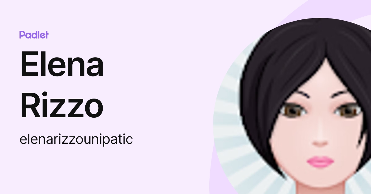 Elena Rizzo (elenarizzounipatic) profile | Padlet