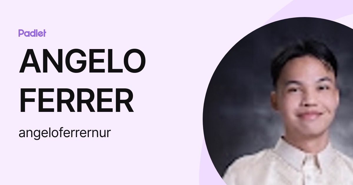 ANGELO FERRER (angeloferrernur) profile | Padlet