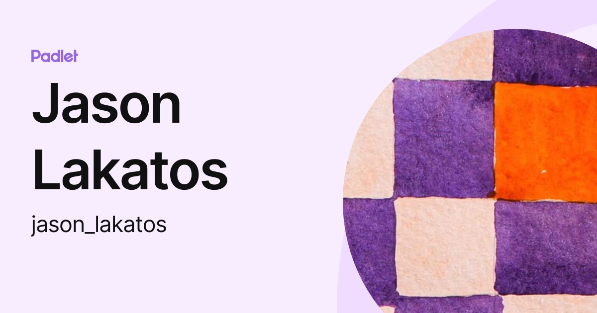 Jason Lakatos (jason_lakatos) profile | Padlet