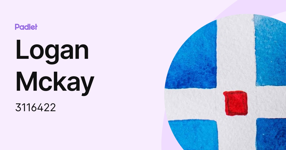Logan Mckay (3116422) profile | Padlet