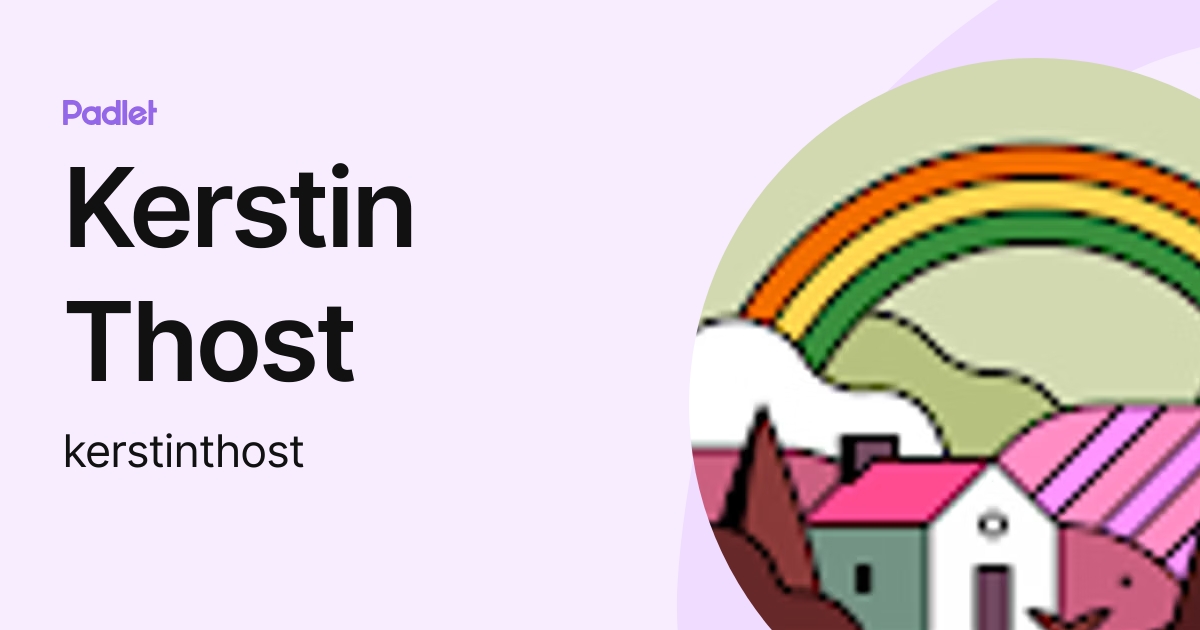 Kerstin Thost (kerstinthost) profile | Padlet