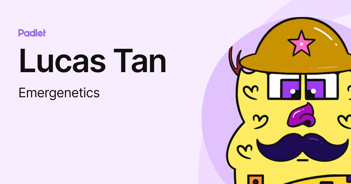 Lucas Tan (Emergenetics) profile | Padlet