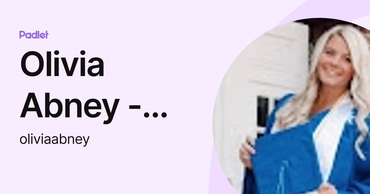 Olivia Abney - EVES (oliviaabney) profile | Padlet